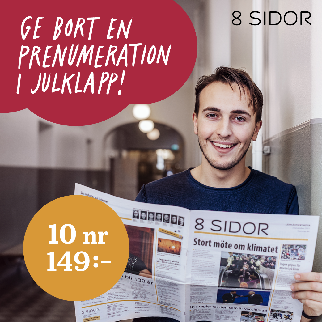 8 Sidor - Prenumerera på 8 Sidor